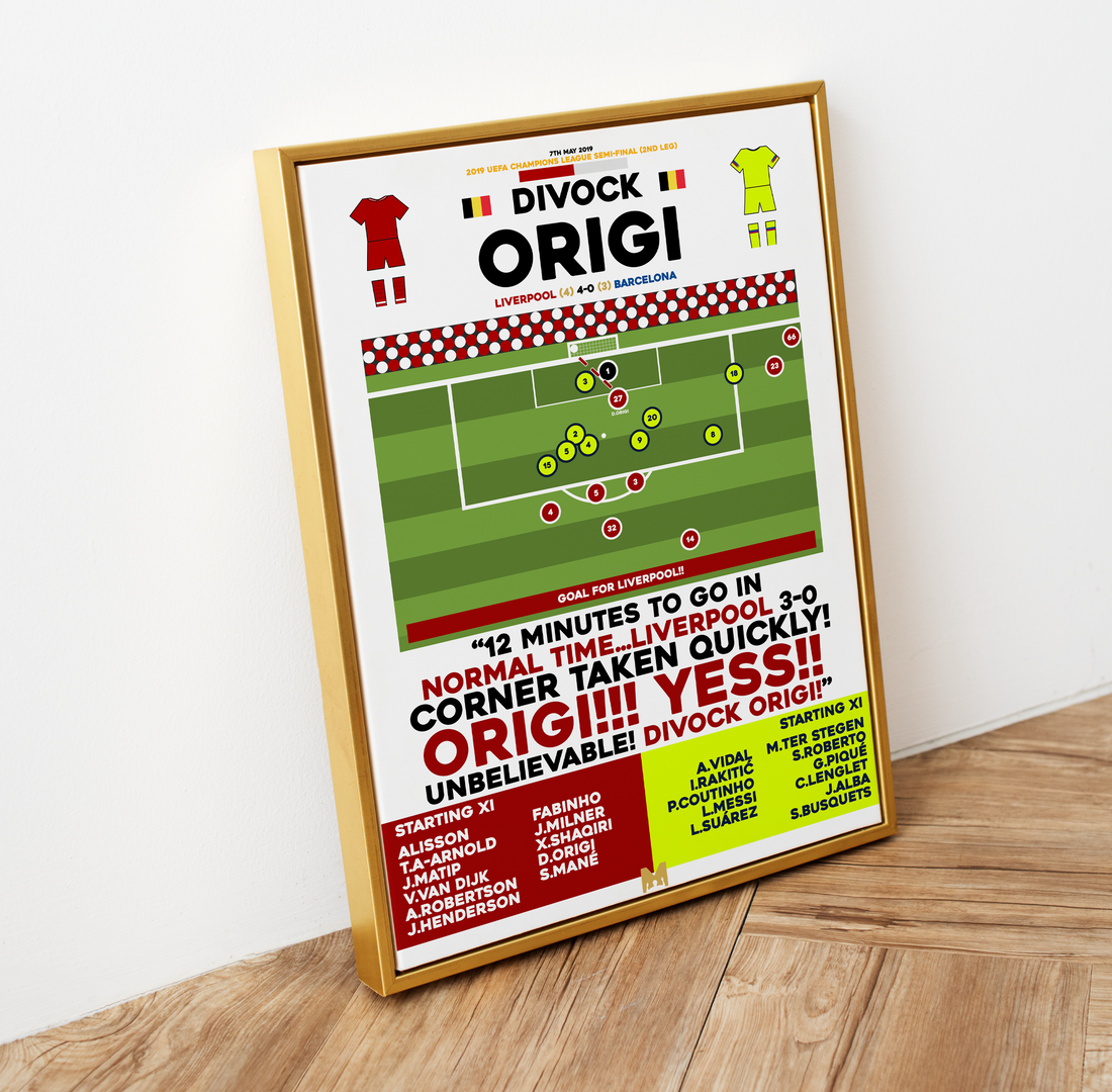 "Corner Taken Quickly" Divock Origi Goal vs Barcelona - UEFA Champions ...