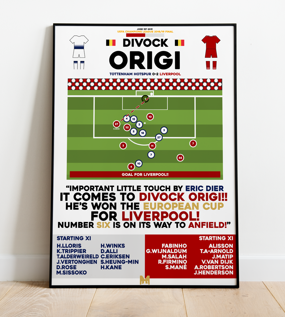 Divock Origi Goal vs Tottenham Hotspur - UEFA Champions League 2018/19 ...