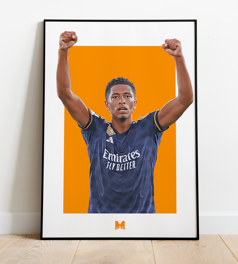 Jude Bellingham Print - The Future - Real Madrid – MezzalaDesigns