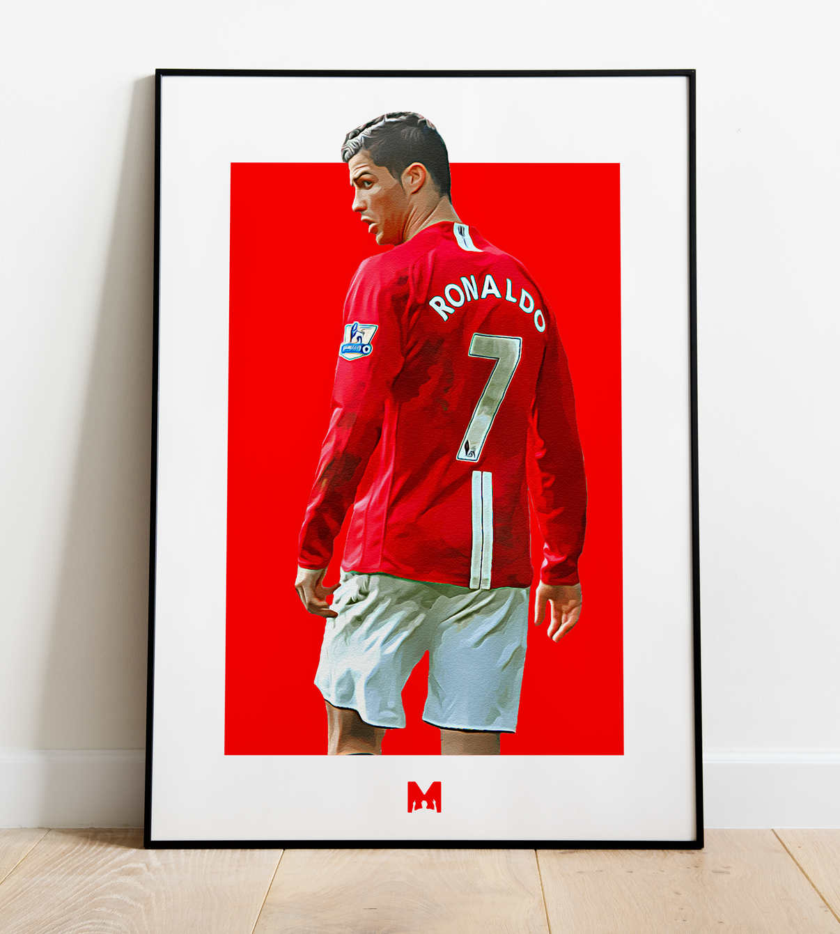 Cristiano Ronaldo Print - CR7 - Manchester United – MezzalaDesigns