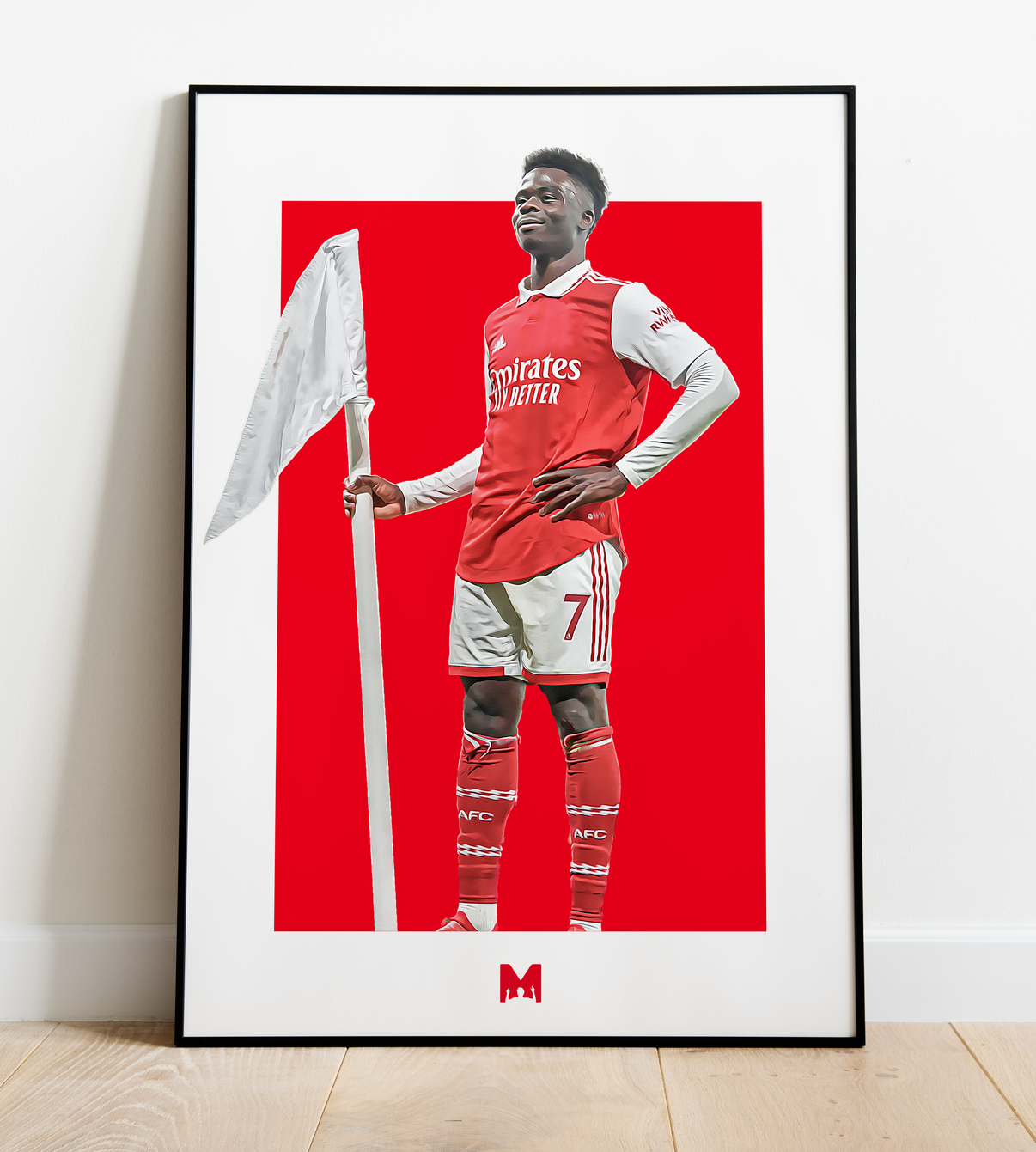 Bukayo Saka Print - Starboy - Arsenal – MezzalaDesigns