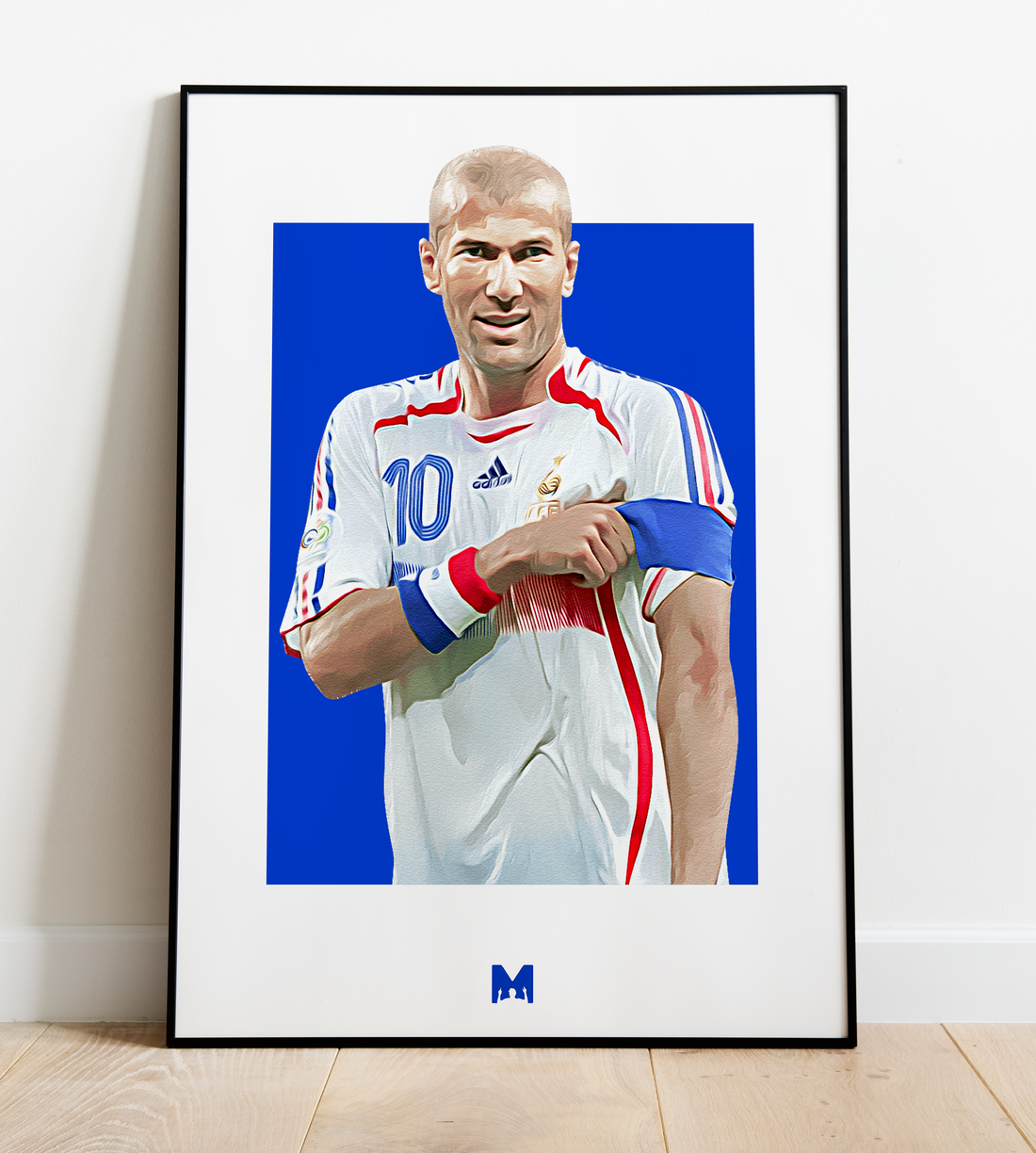 Zinedine Zidane Print - Zizou - France – MezzalaDesigns